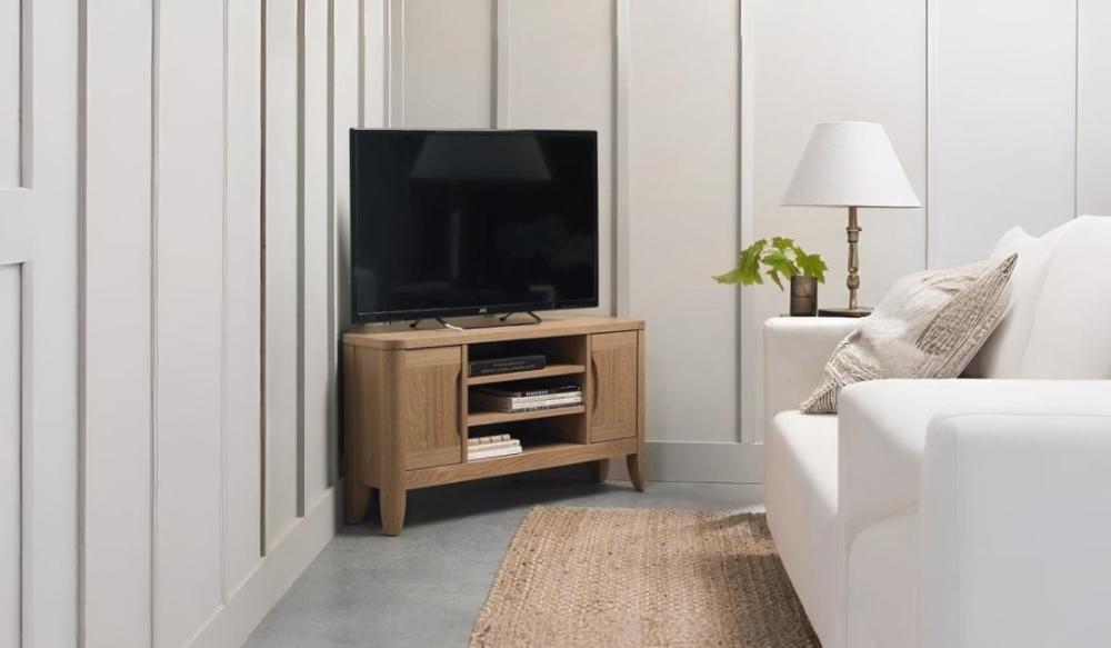 Corner Tv Unit Ideas | Oak Furniture UK